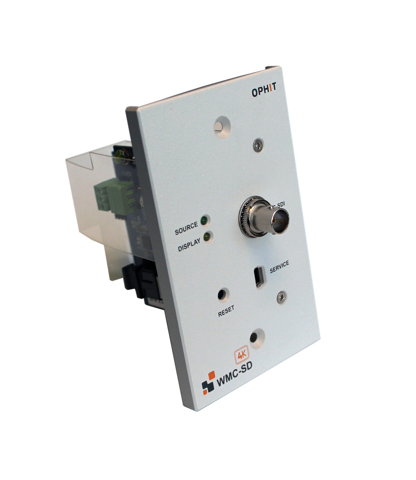 4K 12G-SDI to HDMI (MPO Output) Wall Plate Type Converter (WMC-SD ...